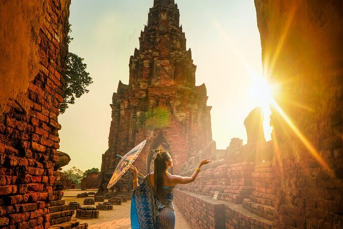 Bangkok Private Car: Ayutthaya Mahathat, Wat Chai & Market (8h) - Key Points