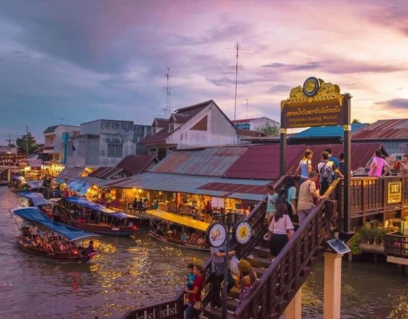 Bangkok: Private Firefly Night Cruise & Floating Market Tour - What to Expect at Each Stop