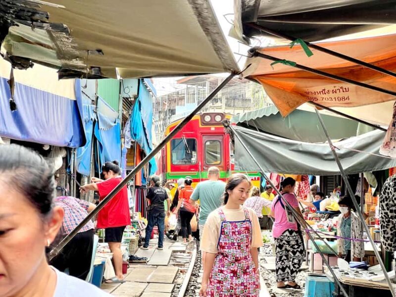 Bangkok: Private Railway & Floating Market with Paddle Boat - Key Points