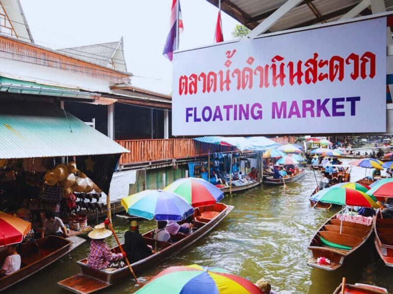 Bangkok Private Van Charter: Floating & Railway Market Tour - Key Points