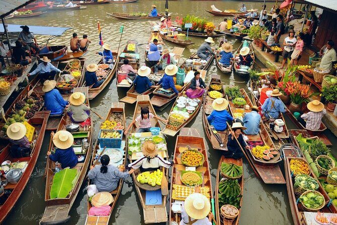 Bangkok: Railway and Floating Market Tour + Dragon Temple - Key Points