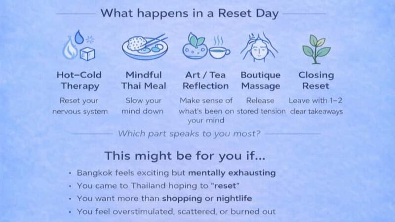 Bangkok: Reset Day  A Calm, Fully Taken-Care-Of Day - The Experiences That Matter