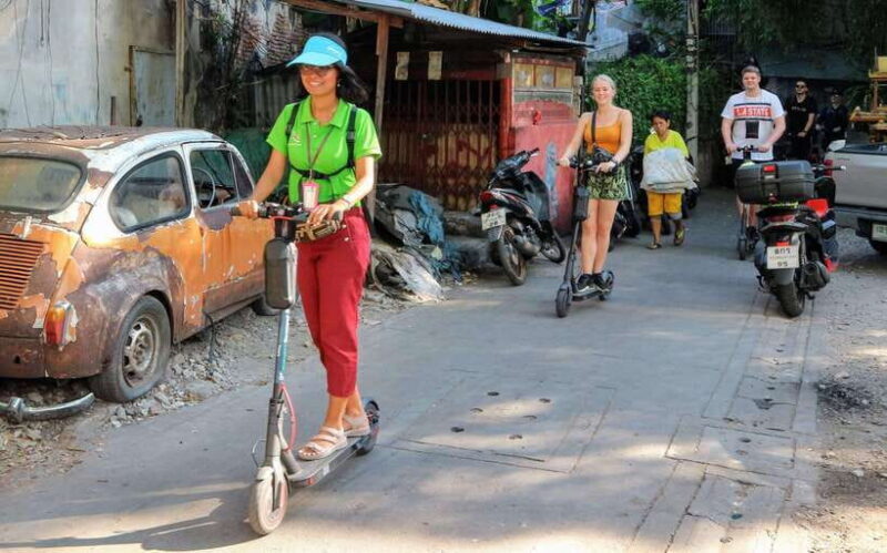Bangkok: Riverside E-Scooter Adventure with StreetFood Snack - Discovering Bangkok on an Electric Scooter: An Authentic, Practical Perspective