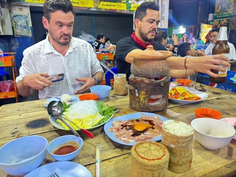 Bangkok Sunset Cruiser+Big Buddha with Tuk tuk food tour - Key Points