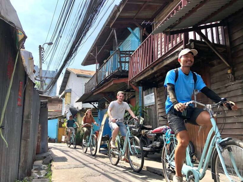 Bangkok: Temples, Canals & Local Life Bike Tour - Key Points