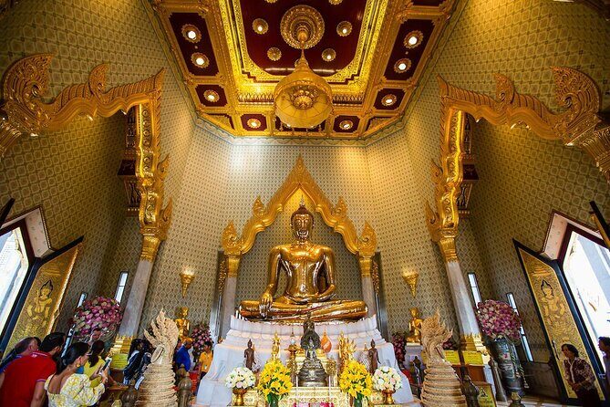 Bangkok Walking Tuk Tuk & Boat Tour to Temples - Key Points
