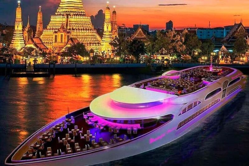 Bangkok: Wonderful Pearl Luxury Romantic Dinner Cruise - Key Points