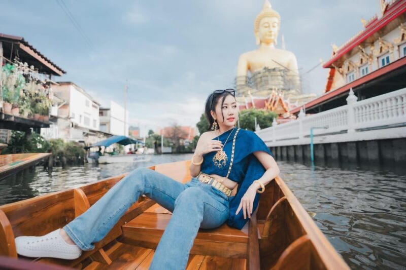 Bangkok:Thai costume with Long tail boat photoshoot - Who Will Love This Tour?