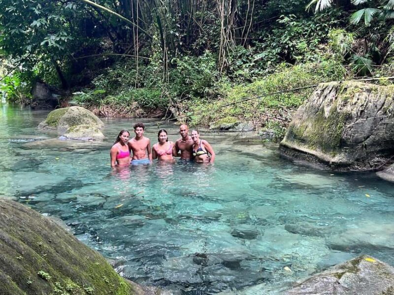 Barahona: La Plaza Waterfall Trek with Lunch & Transfers - Key Points