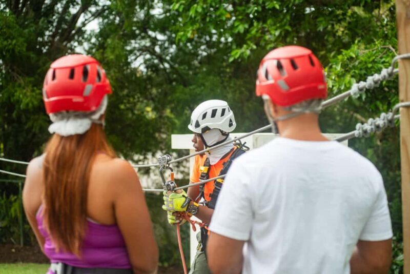 Barbados: Signature Park Pass & Monkey Zip Experience - Refreshing Break at Green Monkey Pool Bar & Grill