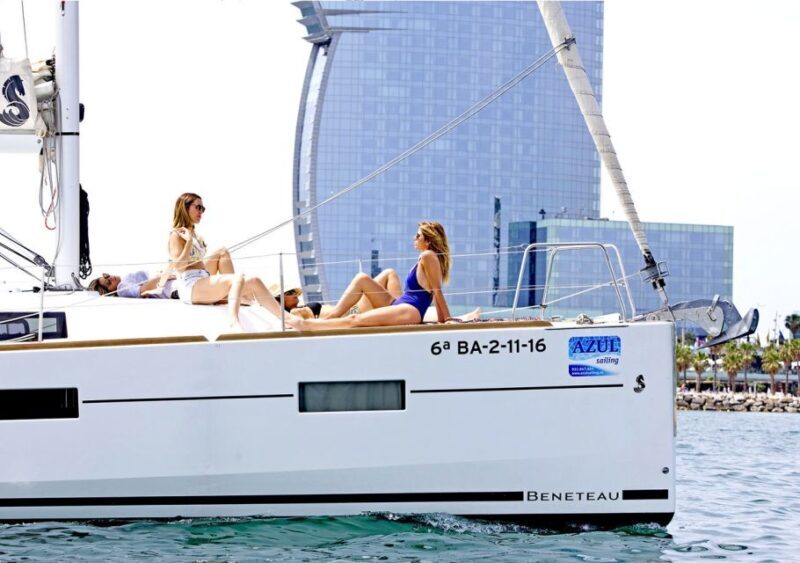 Barcelona 2 hour Mediterranean Sailing with Snacks & Drinks - Key Points