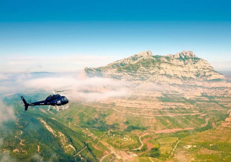 Barcelona and Montserrat Helicopter Flight - The Itinerary in Detail