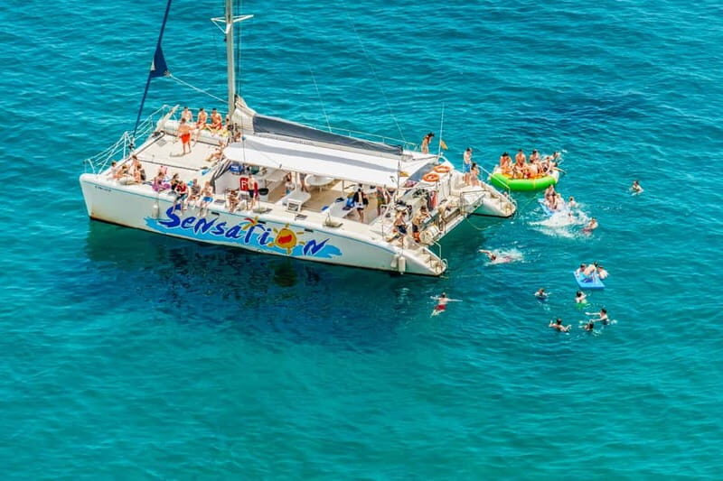 Barcelona: Catamaran Party Cruise with BBQ Meal - Key Points