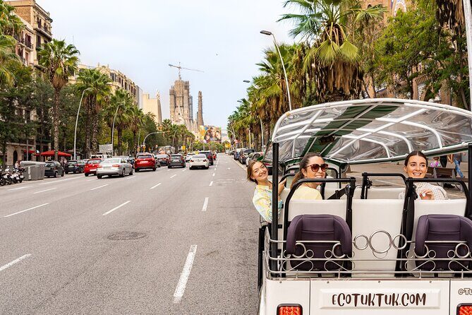 Barcelona Expert Plus Tour in Private Eco Tuk Tuk - Considerations and Practical Details