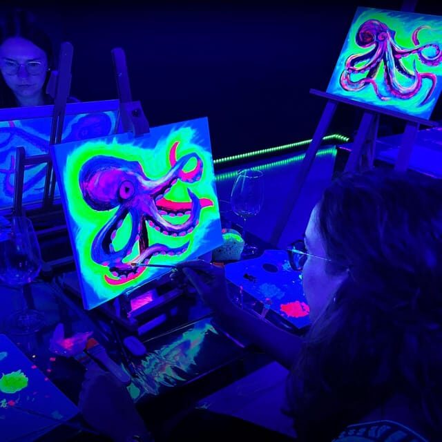 Barcelona: Fluorescent Painting Workshop with Wine and Creativity - The Sum Up: Who Is This Experience Best For?