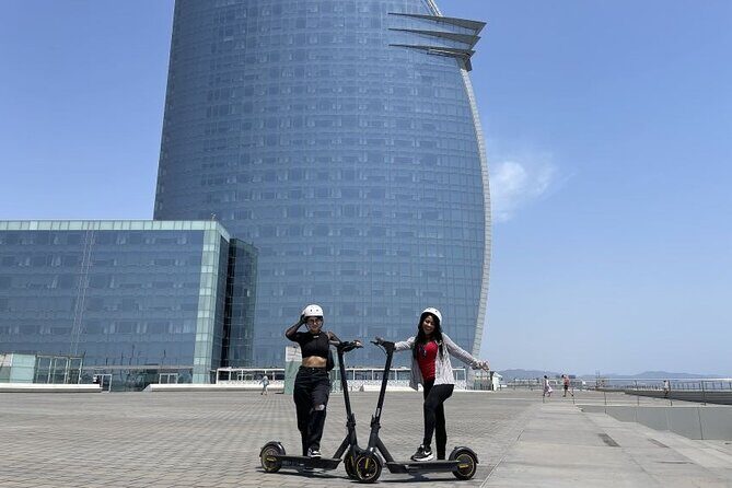 Barcelona Guided 2 hour E-Scooter Tour - Key Points
