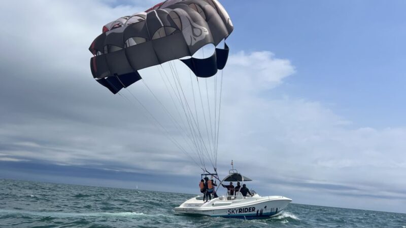 Barcelona: Guided Parasailing Experience - Experience Barcelona from a New Perspective: Guided Parasailing