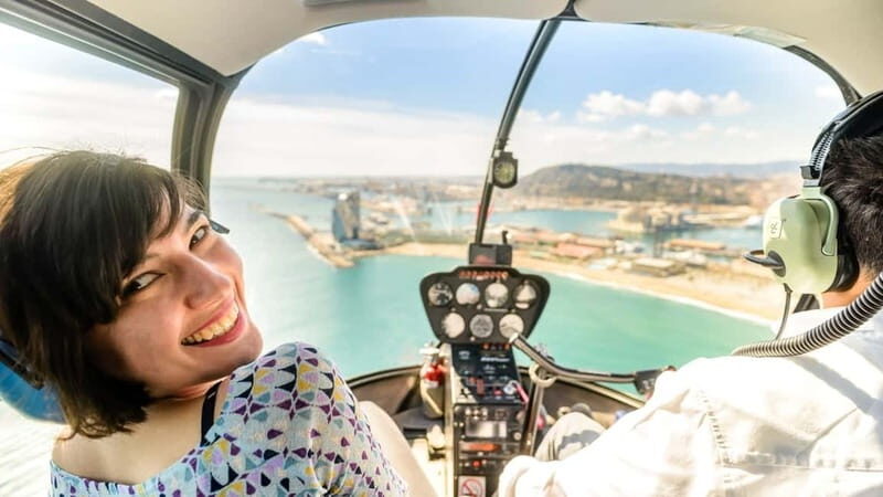 Barcelona: Helicopter Flight & Heliport Boat Transfer - Key Points