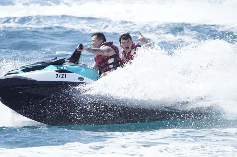 Barcelona: Jetski No Licence Tour Hotel W - Photos included - The Experience from Start to Finish
