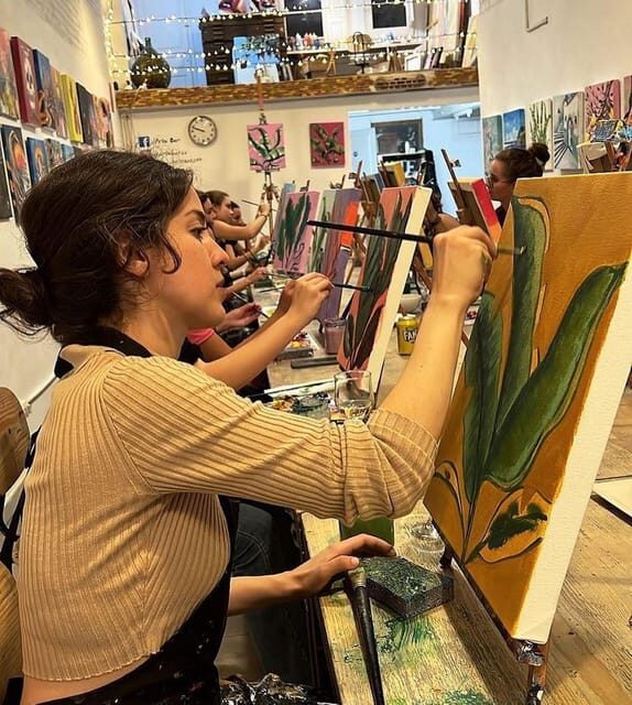 Barcelona: Learn to paint, sip wine, enjoy snacks & music - FAQ