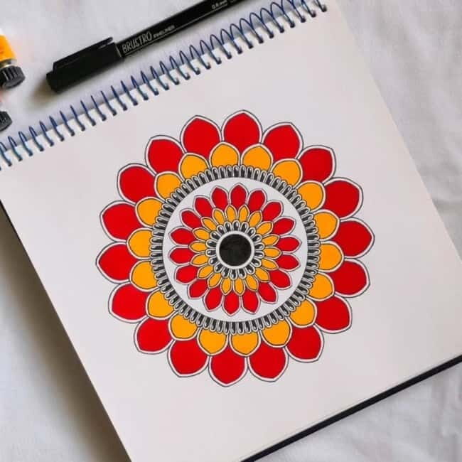 Barcelona: Mandala Drawing Workshop with Chai - Key Points: