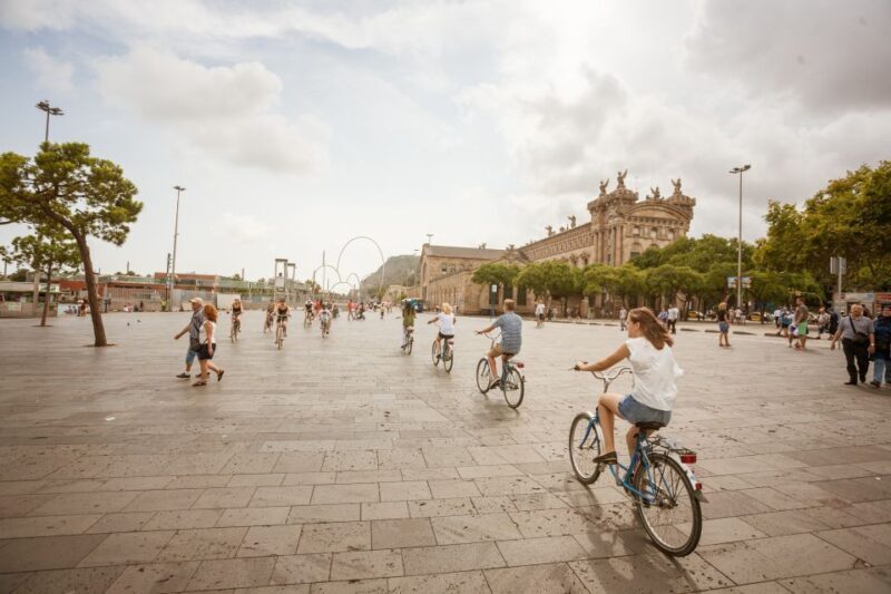Barcelona Montjuic Three-Hour Bike Tour - Starting Point and First Impressions