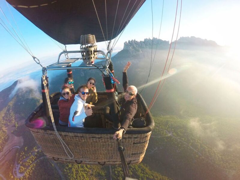 Barcelona: Montserrat Hot-Air Balloon & Monastery Experience - Key Points