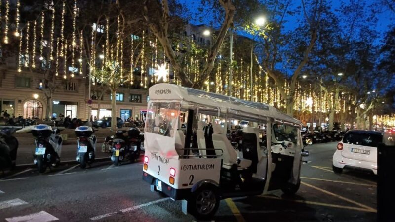 Barcelona: Private Christmas Lights Tour by Eco Tuk Tuk - Reviews and Authentic Insights