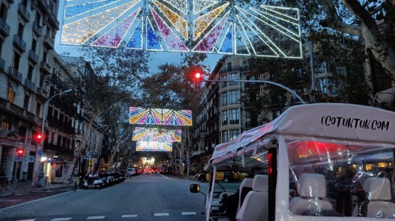 Barcelona: Private Christmas Lights Tour by Eco Tuk Tuk - Frequently Asked Questions