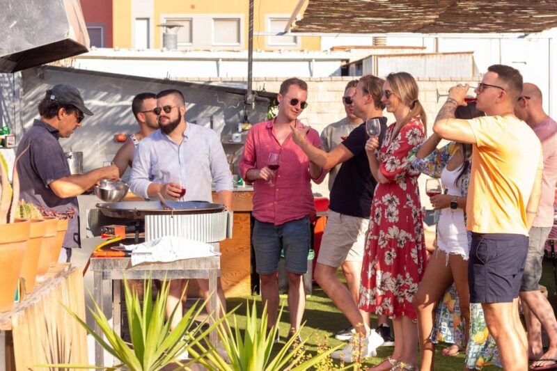Barcelona: Rooftop Paella Cooking Masterclass - Authentic Cocktails and Local Flavors
