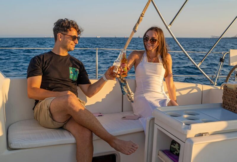 Barcelona: Sailing boat ride with sunset, wine and snacks - What to Expect on Your Sunset Sailing Tour