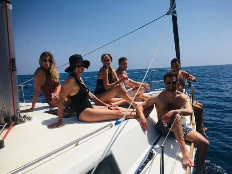 Barcelona: Sailing Tour + Food, Drinks, Swim & Sunset Option - Key Points