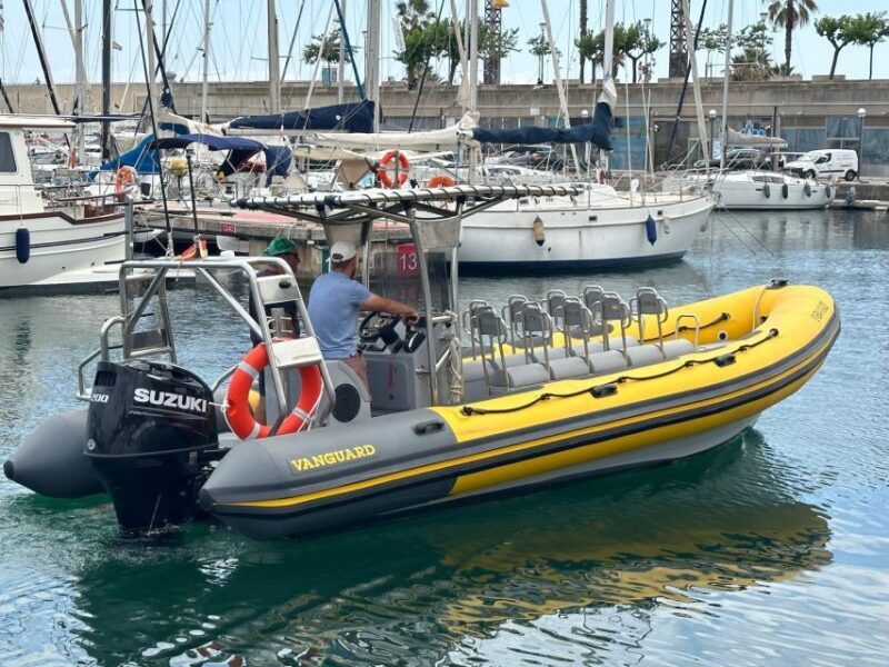 Barcelona: Speed boat skyline view - Starting Point and First Impressions