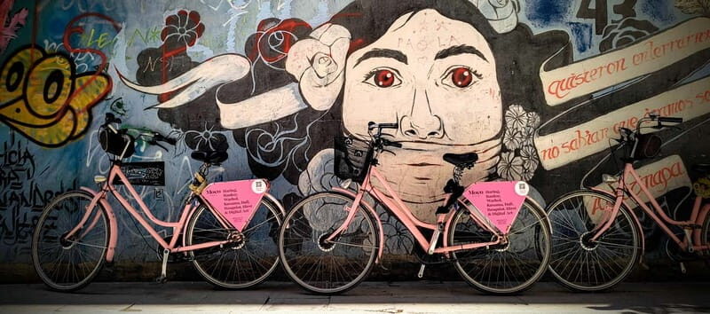 Barcelona | StreetArt Bike Tour Moco Museum - Why the Bike Format Works Well
