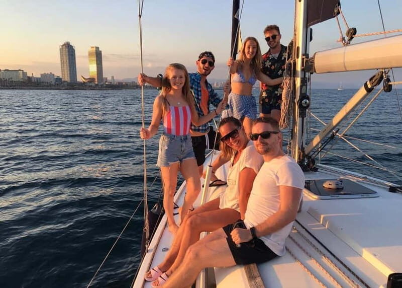 Barcelona: Sunset Sailboat Cruise with Open Bar and Snacks - A Relaxing Voyage with a View