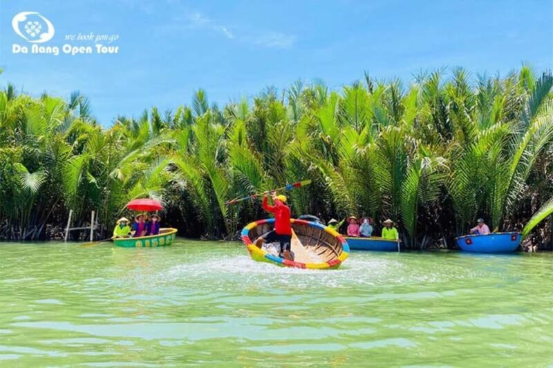 Basket Boat In Coconut Jungle, Hoi An City, Release Lantern - Key Points