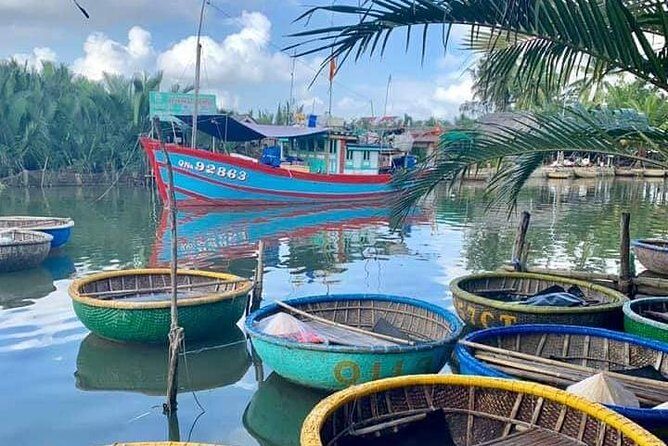 Basket Boat Riding at Bay May coconut village - The Natural Beauty of Bay Mau Coconut Forest