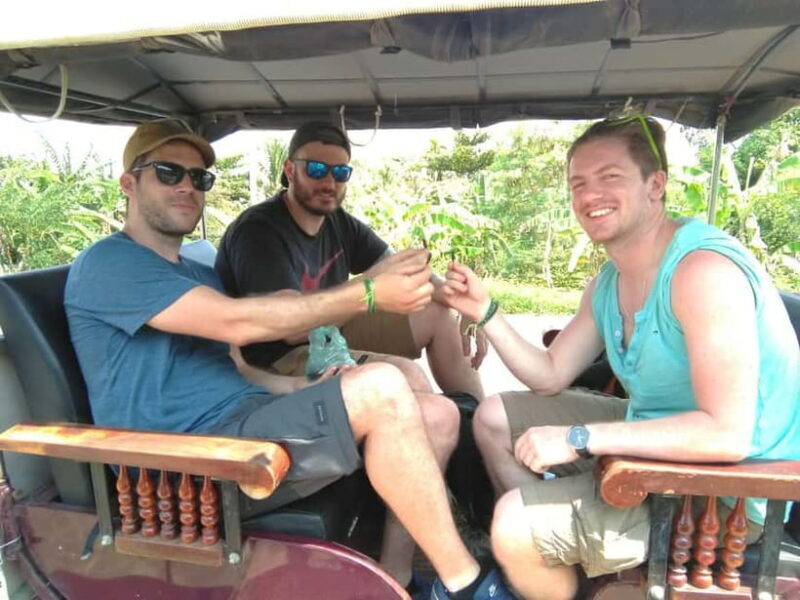 Battambang family tuktuk tour BambooTrain/Wat Banan/Bat cave - Key Points