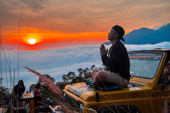 Batur Volcano Jeep Sunrise & Black Lava Experience All included - Key Points