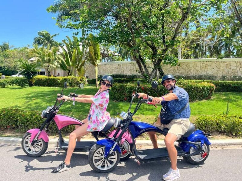 Bavaro Punta Cana: City Tour with Harley models E-Scooters - A Fun and Authentic Way to Explore Bavaro and Punta Cana