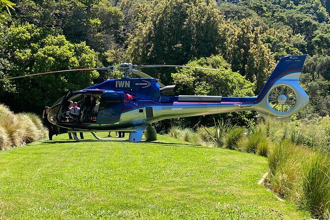 Bay of Many Coves Helicopter Tour with 3-Course Lunch from Wellington - FAQ