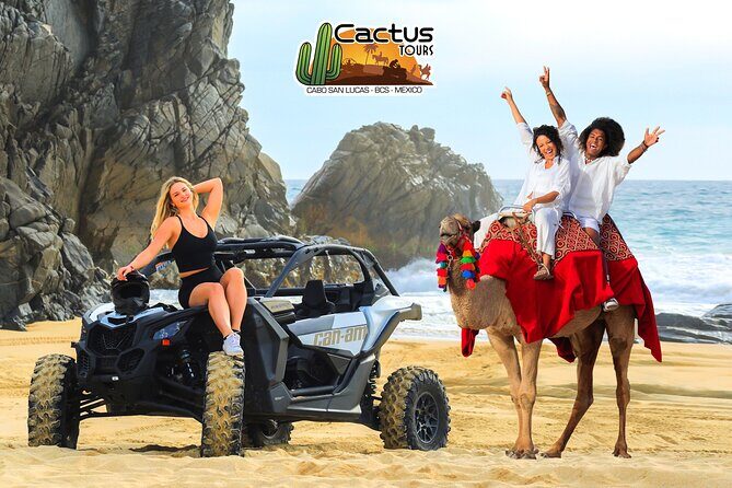 Beach CAN-AM SXS X3 & Camel Ride in Cabo by Cactus Tours Park - The Off-Road Adventure