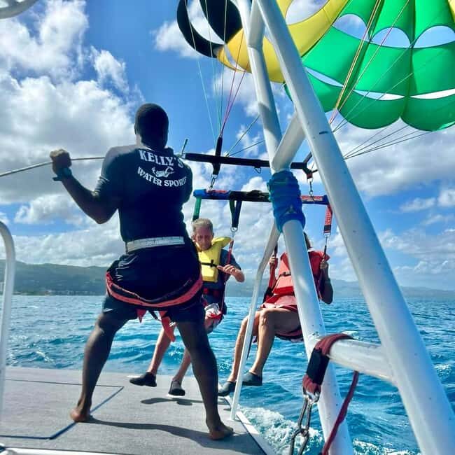 Beach Tubing, Parasailing, and Beach Day with Transportion - Key Points