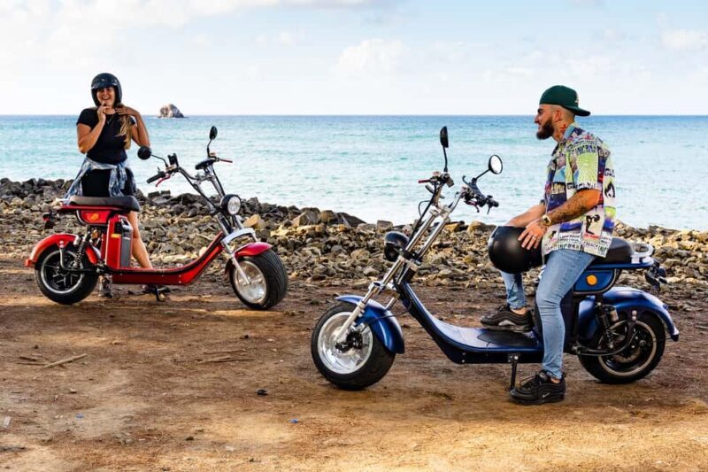 Beaches and Backroads Electric Big-Wheel Scooter Tour - An Unconventional Way to See Saint Lucia