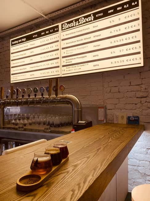 Bear & Boar Brewery Taproom (Half degustation) - What Is the Bear & Boar Brewery Taproom Experience?