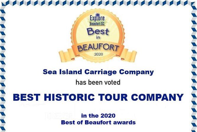 Beauforts #1 Horse & Carriage History Tour - Analyzing the Value
