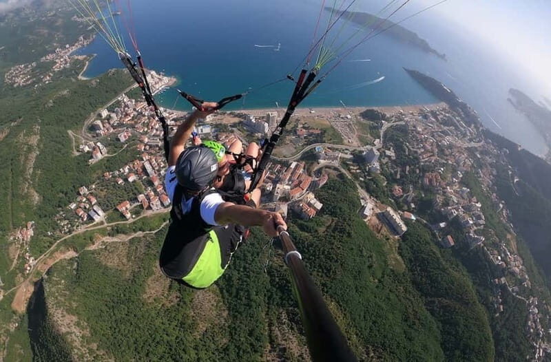 Becici Beach: Tandem Paragliding Flight in Budva Riviera - Key Points
