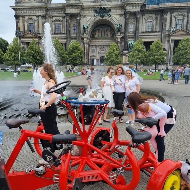 Beer Bike & Party Bike: Unforgettable Berlin City Tour incl. pickup - Key Points
