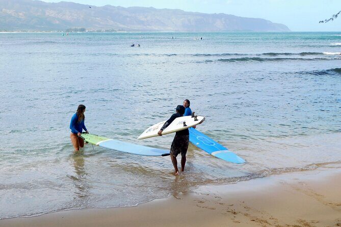 Beginner Surf Lesson at North Shore Haleiwa, Oahu - Key Points
