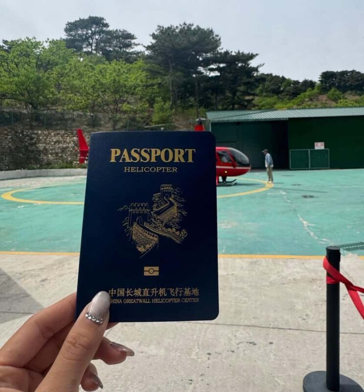 Beijing: Helicopter Tour over the Mutianyu Great Wall - The Itinerary: What to Expect from Start to Finish